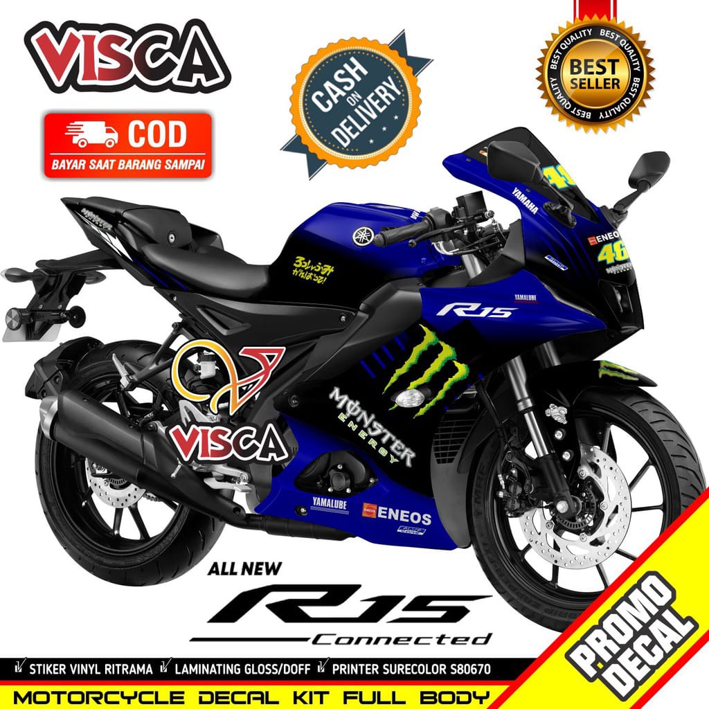 / Pay on the spot Decal R15 V4 Striping R15 V4 Yamaha R15 V4 ME ...