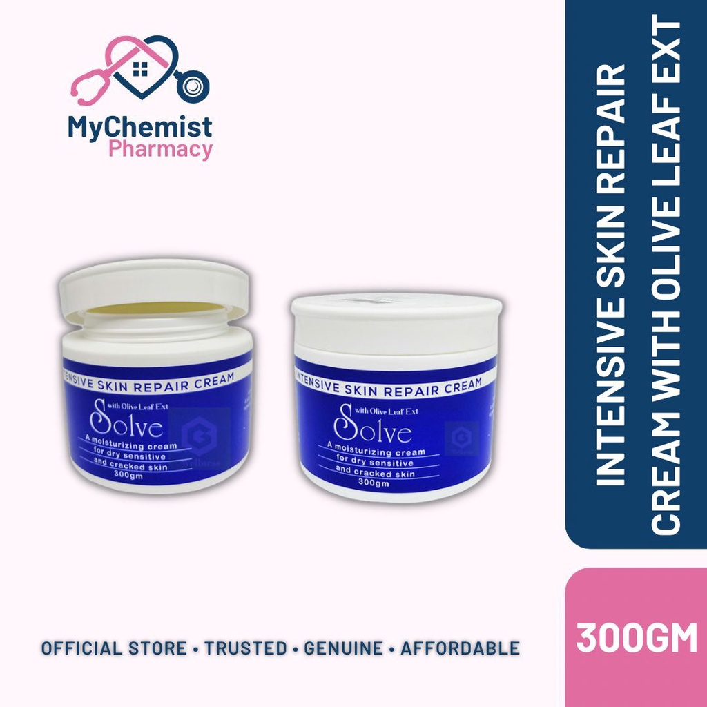 Solve Intensive Skin Repair Cream with Olive Oil Extract 100gm & 300gm ...