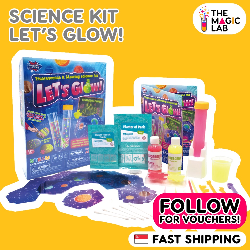 STEM Science DIY Kit Science Toys for Children - Fluorescence & Glowing ...
