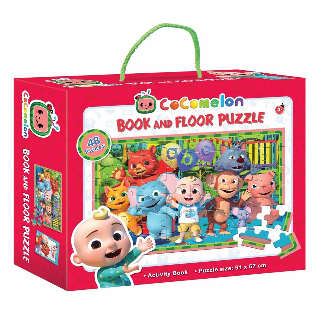 CoComelon Activity Book & Floor Puzzle Large Gift Set For Kids to Learn ...