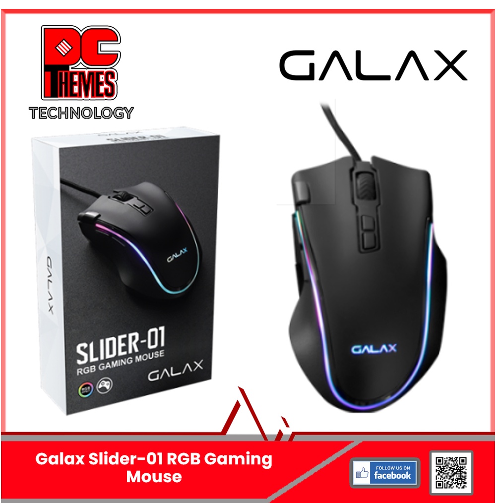 Galax Slider-01 RGB Gaming Mouse | Shopee Singapore
