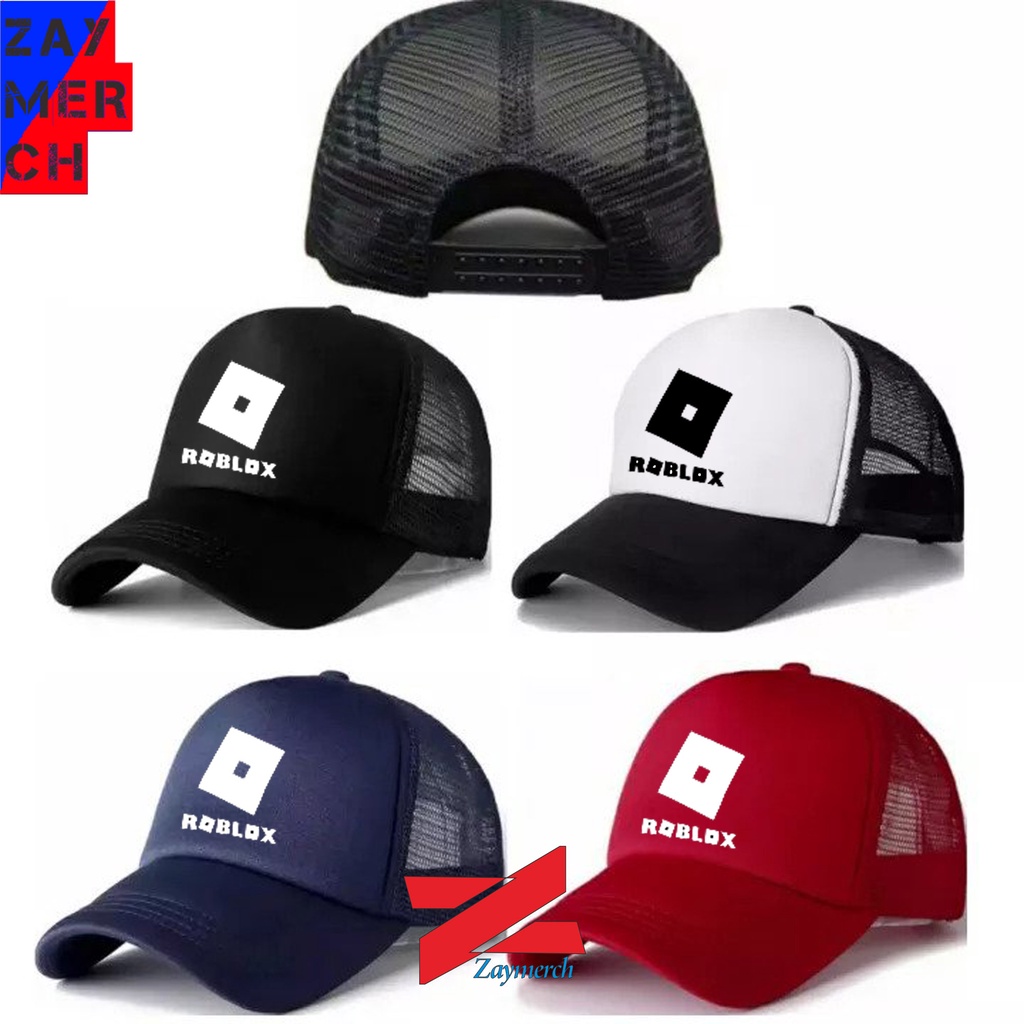 Roblox LOGO CHILDREN'S HAT TRACKER HAT ROBLOX GAME NET HAT | Shopee ...