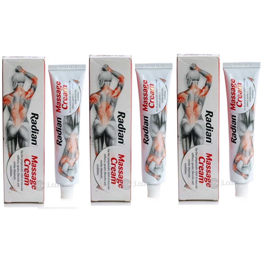 RADIAN MASSAGE CREAM 40GM X 3 ( MADE IN UK ) | Shopee Singapore