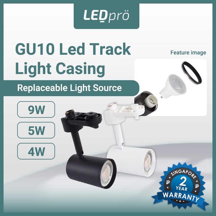 LED PRO LED LIGHT LED Track Light/Spot Light With 4W GU10 Bulb (Exclude ...