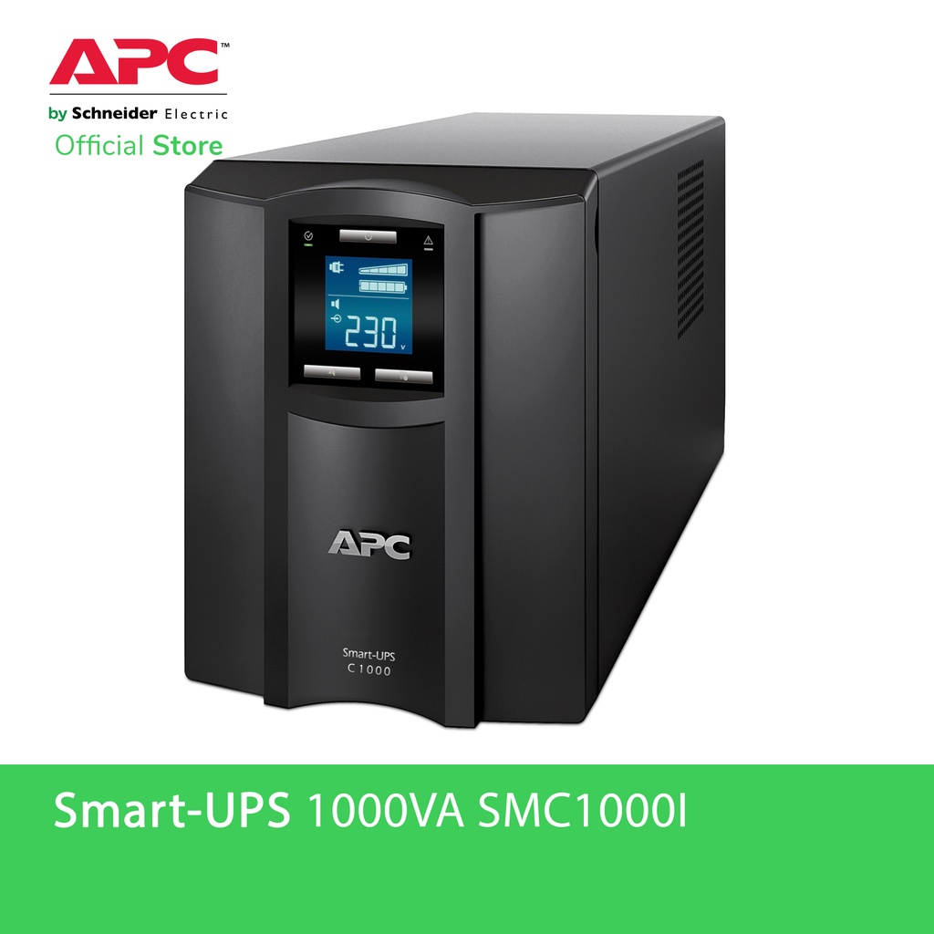 Apc Smart Ups 1000va Tower Lcd 230v With Smartconnect Port Shopee
