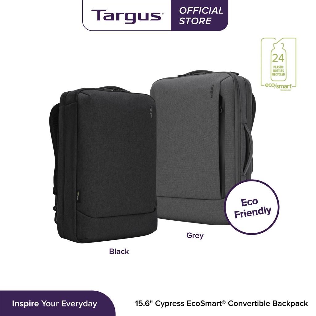 Targus Cypress EcoSmart 15.6" Convertible Backpack - TBB587GL ...