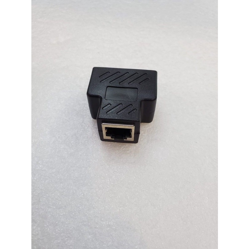 One RJ45 Female Input to 2 RJ45 Female Output/ RJ45 Splitter ( Ethernet ...