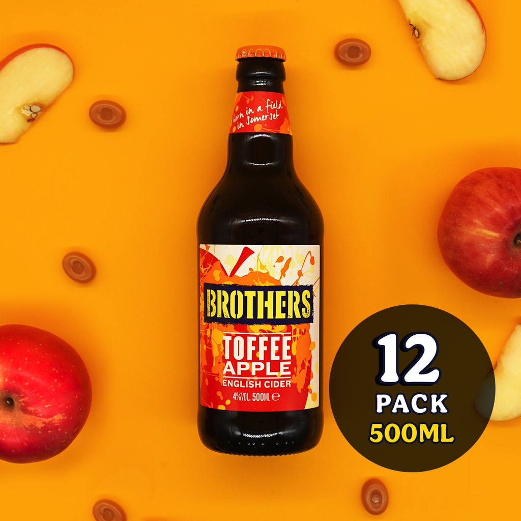 Brothers Toffee Apple English Cider - Case of 12 | Shopee Singapore