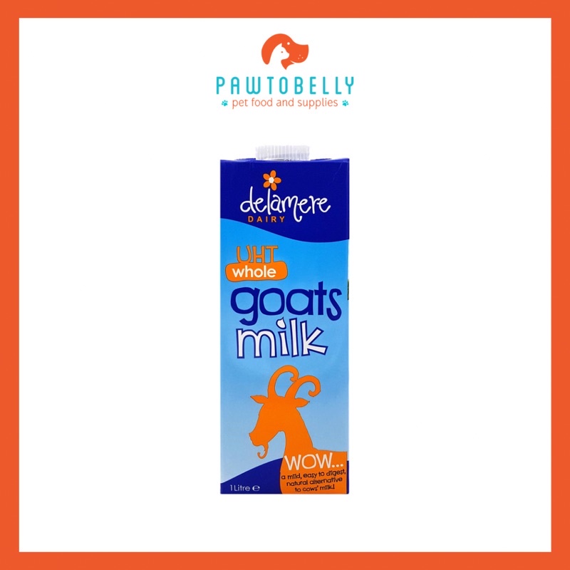 6-pack/12-pack/18-pack/36-pack Delamere UHT Whole Goats Milk for Humans ...