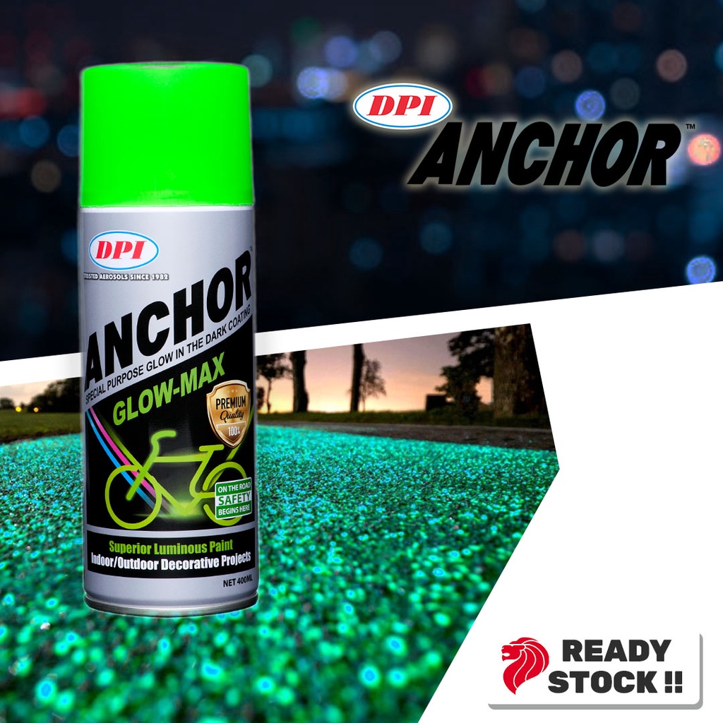 🔥SG READY STOCK🔥DPI Anchor Aerosol Spray Paint - GlowMax Glow in the ...