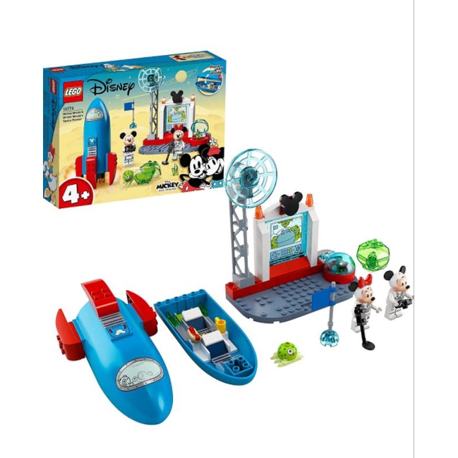 LEGO Mickey and Friends 10774 Mickey Mouse & Minnie Mouse's Space Rock ...