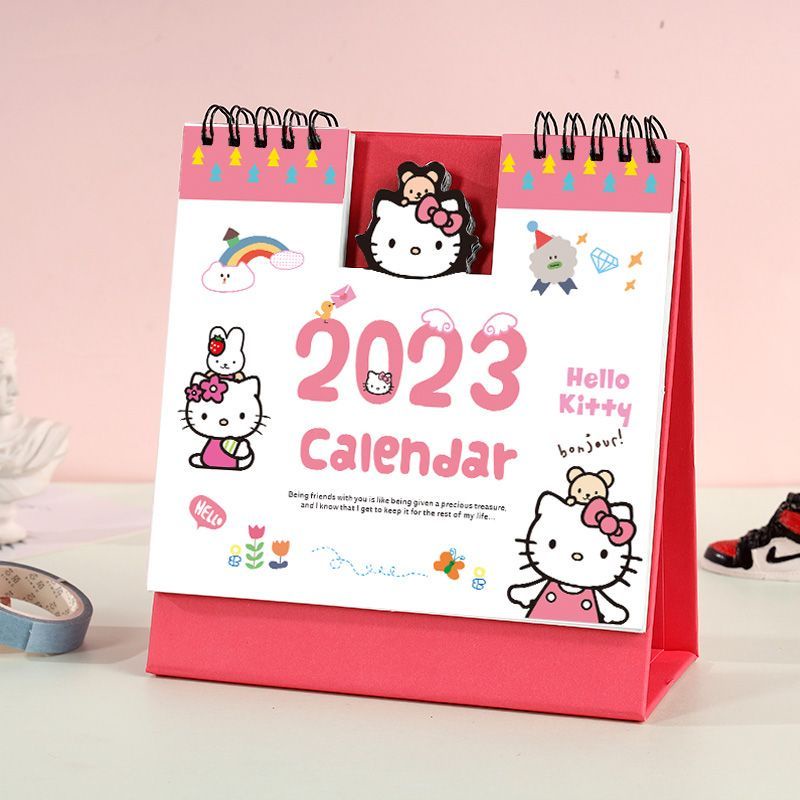 2022 to 2023 Desktop Ins Cartoon Desk Calendar Learning Self-Discipline ...