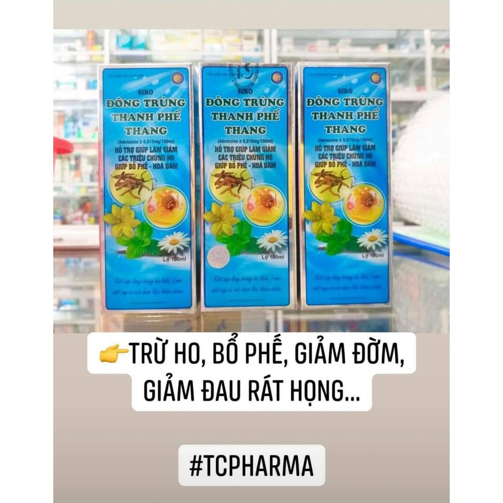 Cordyceps sinensis syrup - Helps nourish the lungs, clear phlegm ...