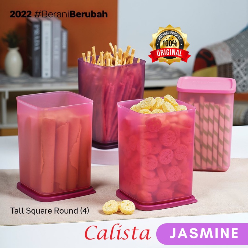 Cake JAR SET CALISTA JASMINE SEALWARE [4-PCS] FOOD STORAGE CONTAINER ...