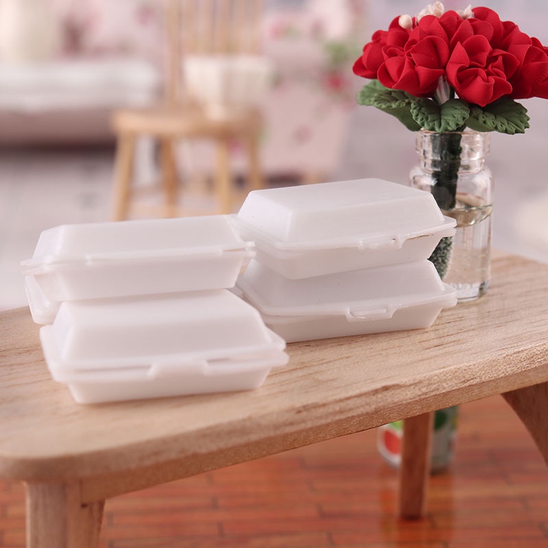 Miniature Food Toys Lunch Box Packing Mini Model Fast 1: 12 Points ...