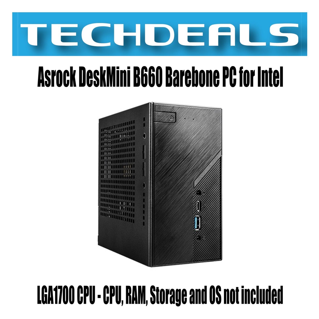 Asrock DeskMini B660 Barebone PC for Intel LGA1700 CPU - CPU, RAM ...