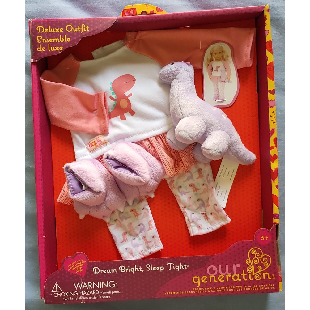 Our Generation Deluxe Outfit Dream Bright Sleep Tight. Ready Stock ...
