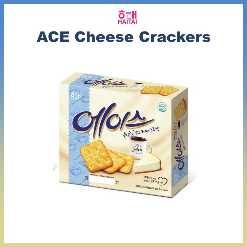 [HAITAI] ACE Cheese Crackers, 364g | Shopee Singapore