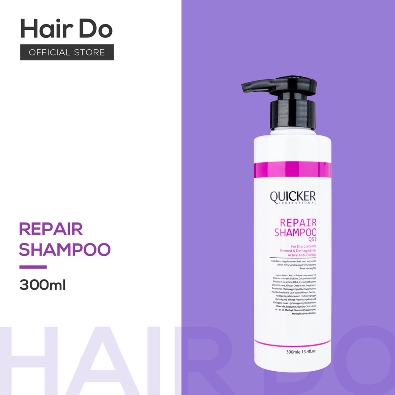 QUICKER REPAIR SHAMPOO QS1 (300ml) | Shopee Singapore