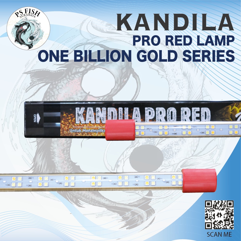 Kandila Pro Red Lamp One Billionaire Gold Series Submersible Aquarium ...