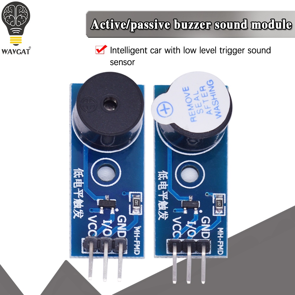 Active Passive Buzzer Module For Arduino Diy Kit Active Buzzer Low