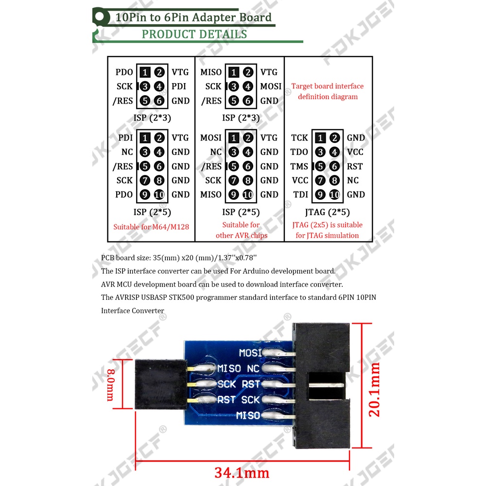 1set Usbasp Usbisp Avr Programmer Usb Atmega8 Atmega128 Attinycanpwm 