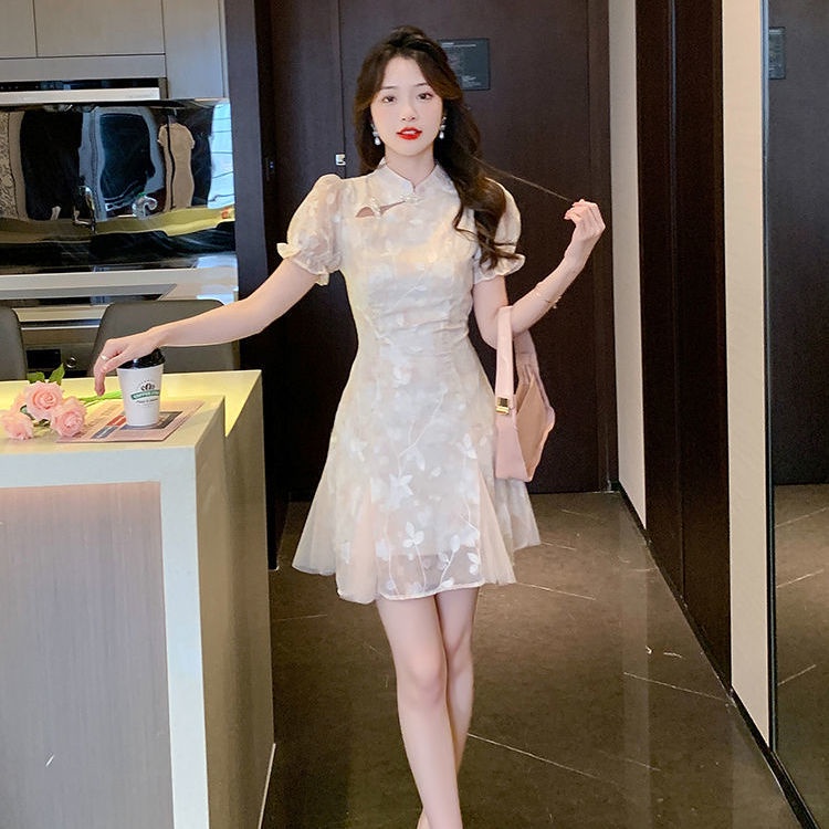 2022 Misty Rain Jiangnan Vintage Embroidery Pure Desire Style Super Fairy Temperament Narrow ...