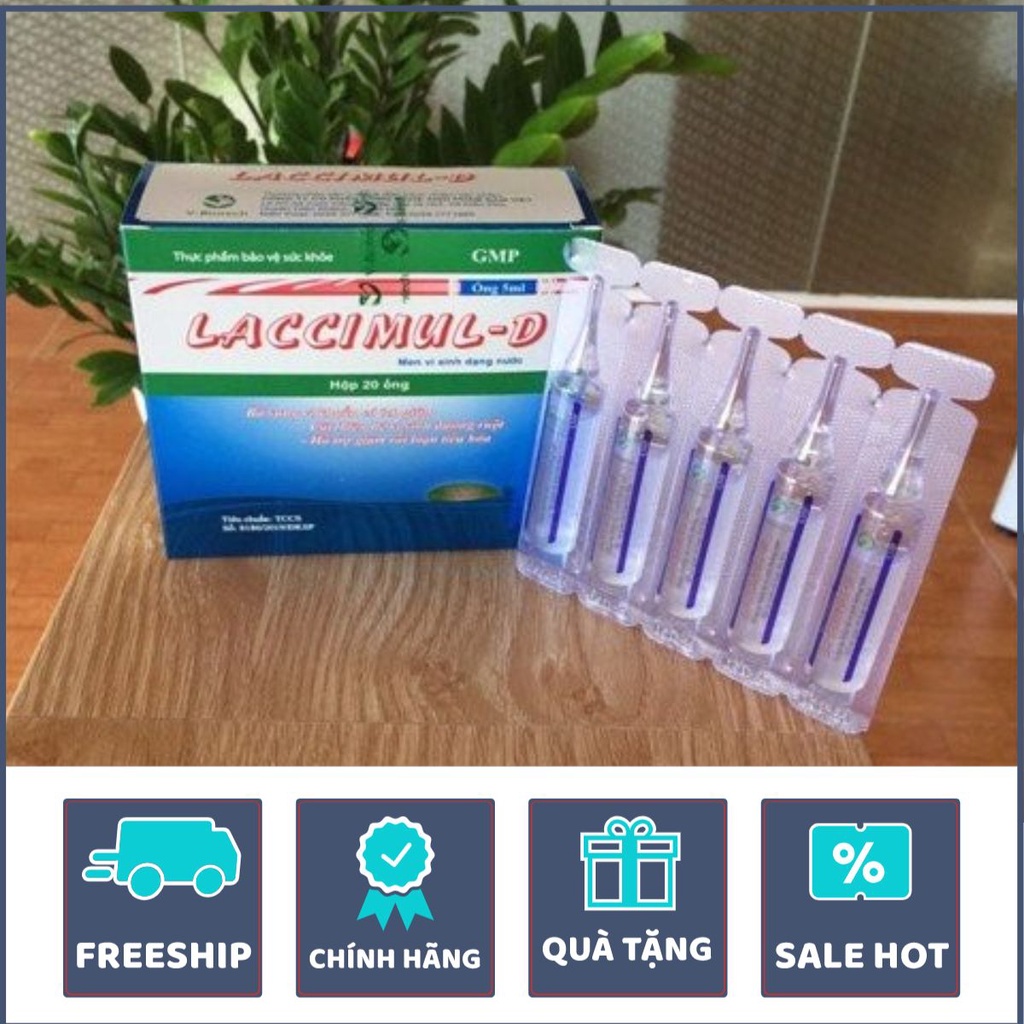 [ Pharmacy 448 ] LACCIMUL D Liquid Probiotics 5ml Tube (Box of 20 Tubes ...