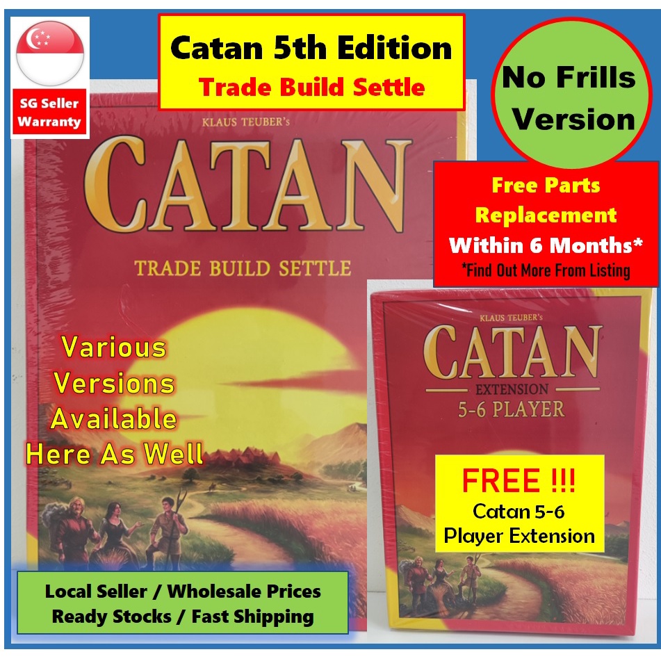 Catan 5th Edition - Trade Build Settle / Expansions (No Frills Budget ...