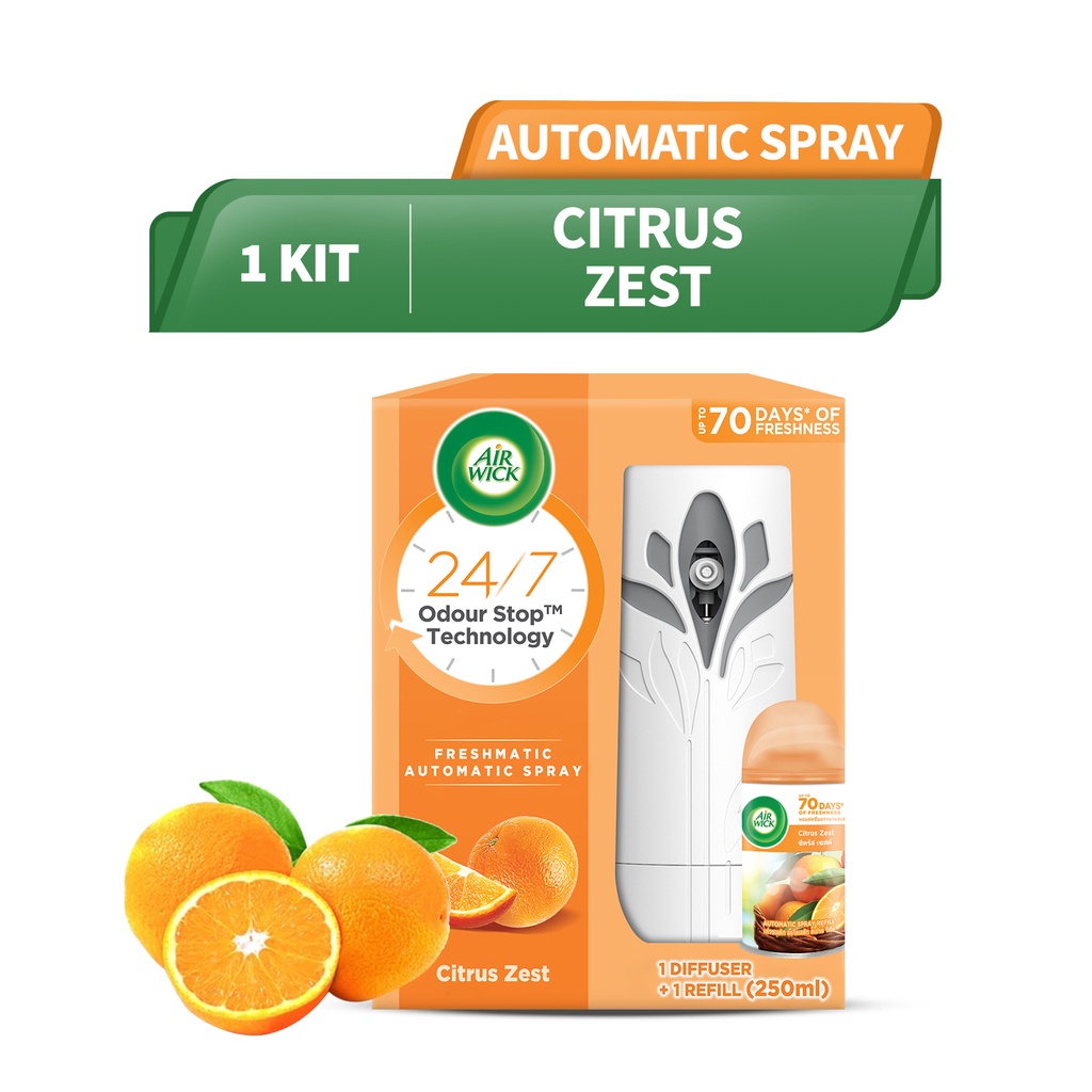 Air Wick Citrus Freshmatic Automatic Spray Starter Kit | Shopee Singapore
