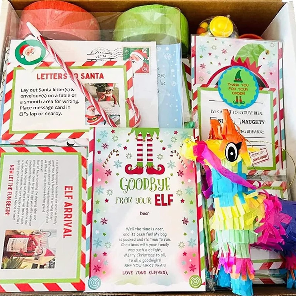 Elf Kit 24 Days of Christmas Elf Activities Elf Toys Christmas ...