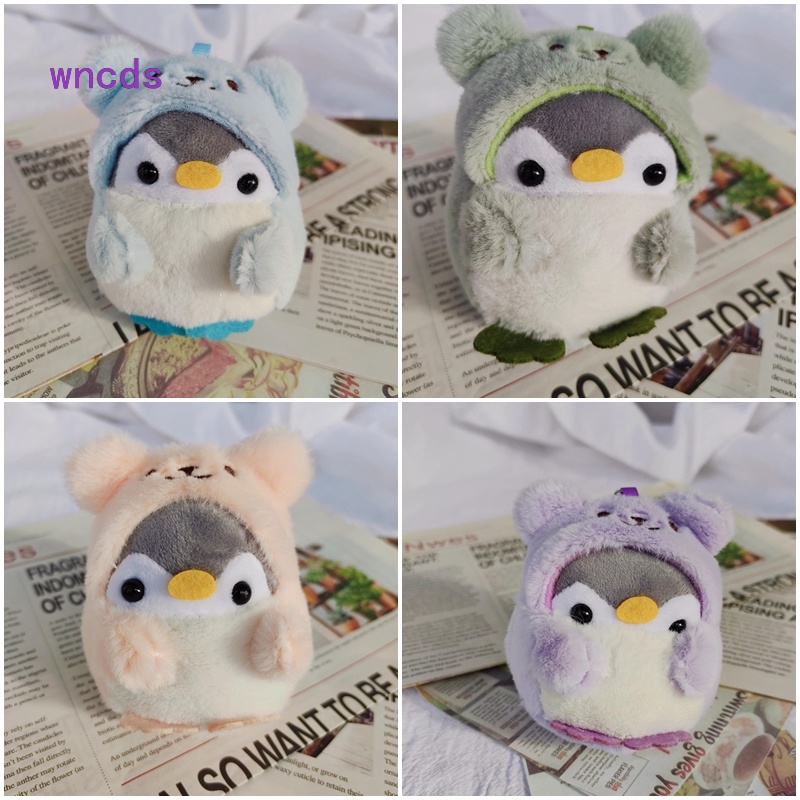 Animal Penguin Plush Doll Keychain Cartoon Penguin Hamster Stuffed ...