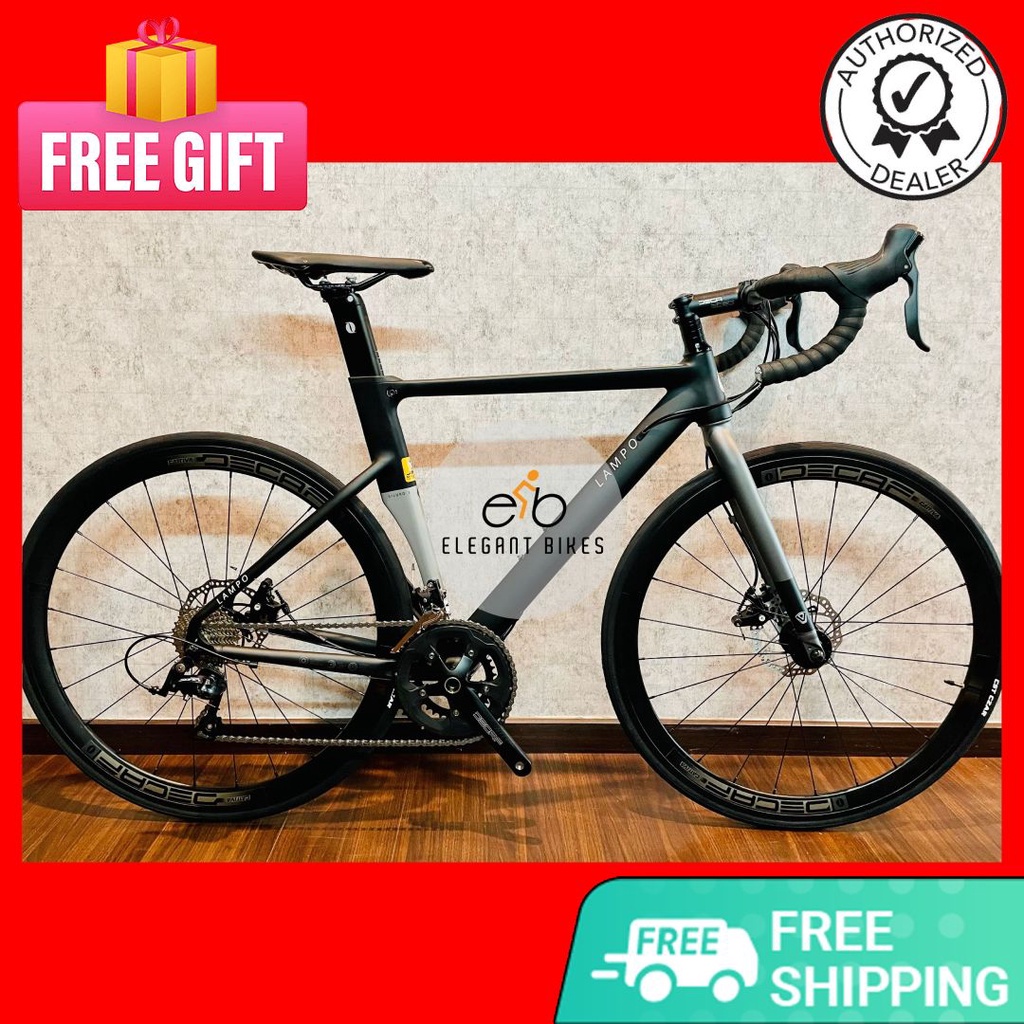 JAVA LAMPO SILURO 3 SHIMANO SORA MIX 18SP AERO FRAME ROAD BIKE BICYCLE ...