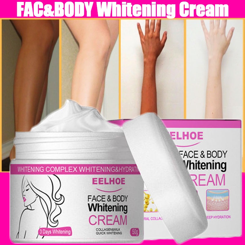 EELHOE Whitening Cream Whole Body Whitener Armpit Bleaching Cream Legs ...