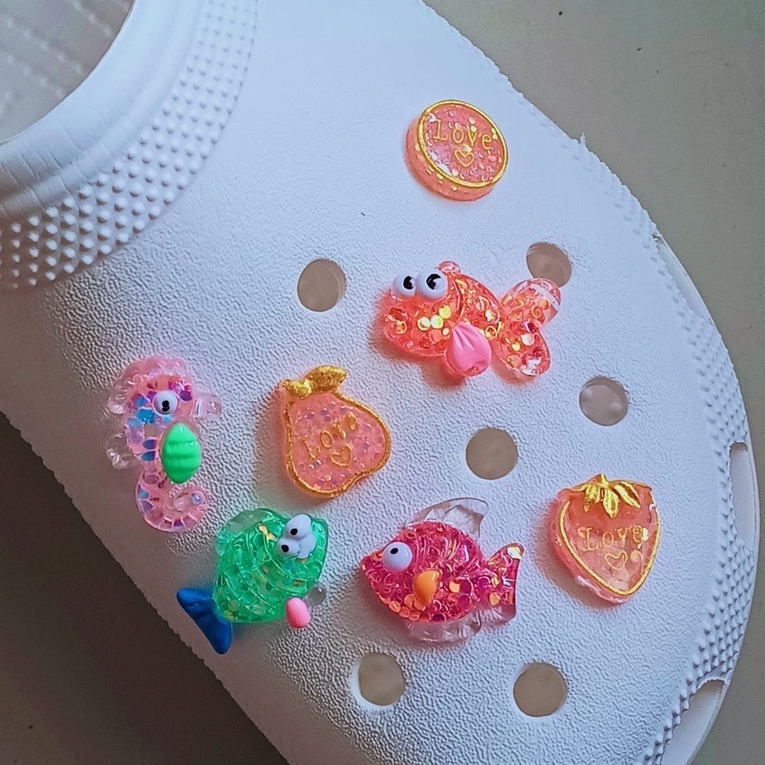 (SG) CROCS JIBBITZ - Bundle Package - Kids/Adults Decorative Resin ...