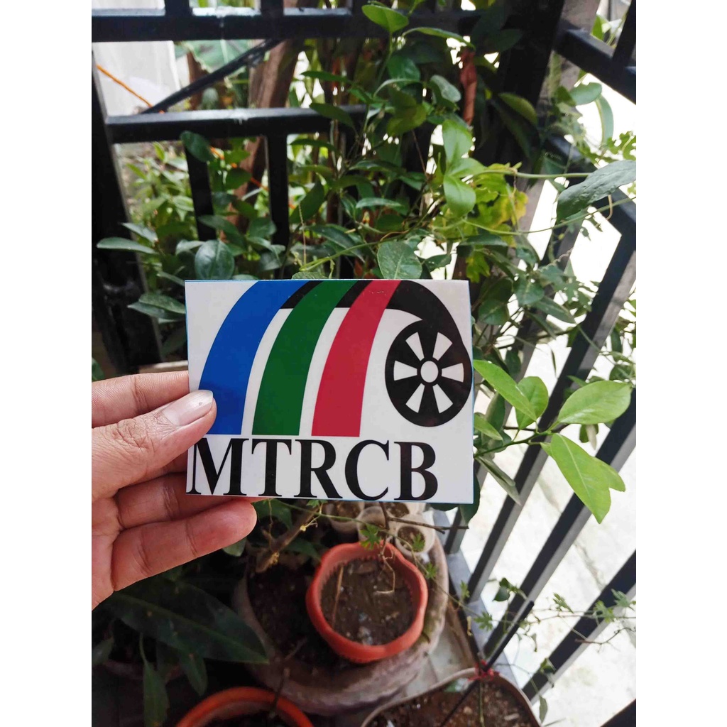 MTRCB Waterproof Car Sticker LOGO 3 inches(car out door) | Shopee Singapore