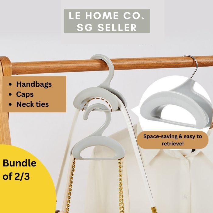 [SG INSTOCK] (Bundle of 2/3) Multipurpose Handbag Hanger | Tie Hanger ...
