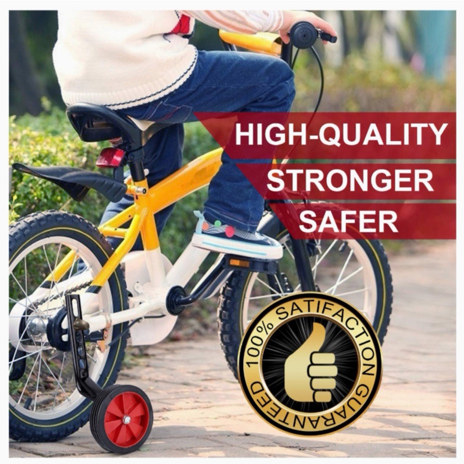 12", 14", 16", 20" Bicycle Side Wheel / Bike Training Wheel / Tepi Roda ...