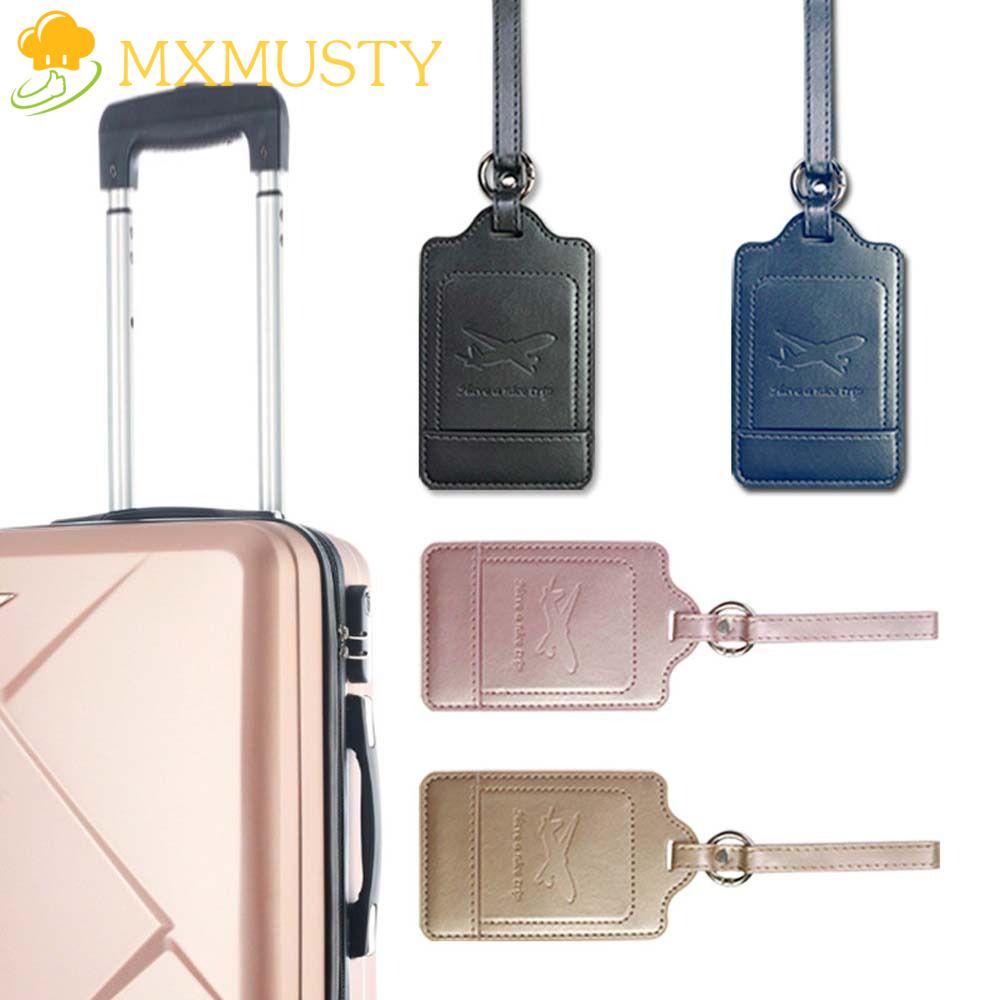 MXMUSTY Luggage Tag Portable Travel Handbag Label Airplane Check-in ...