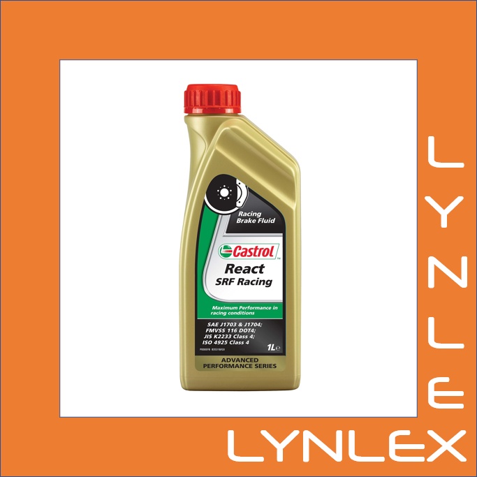 CASTROL REACT SRF RACING BRAKE FLUID (1LITRE) | Shopee Singapore