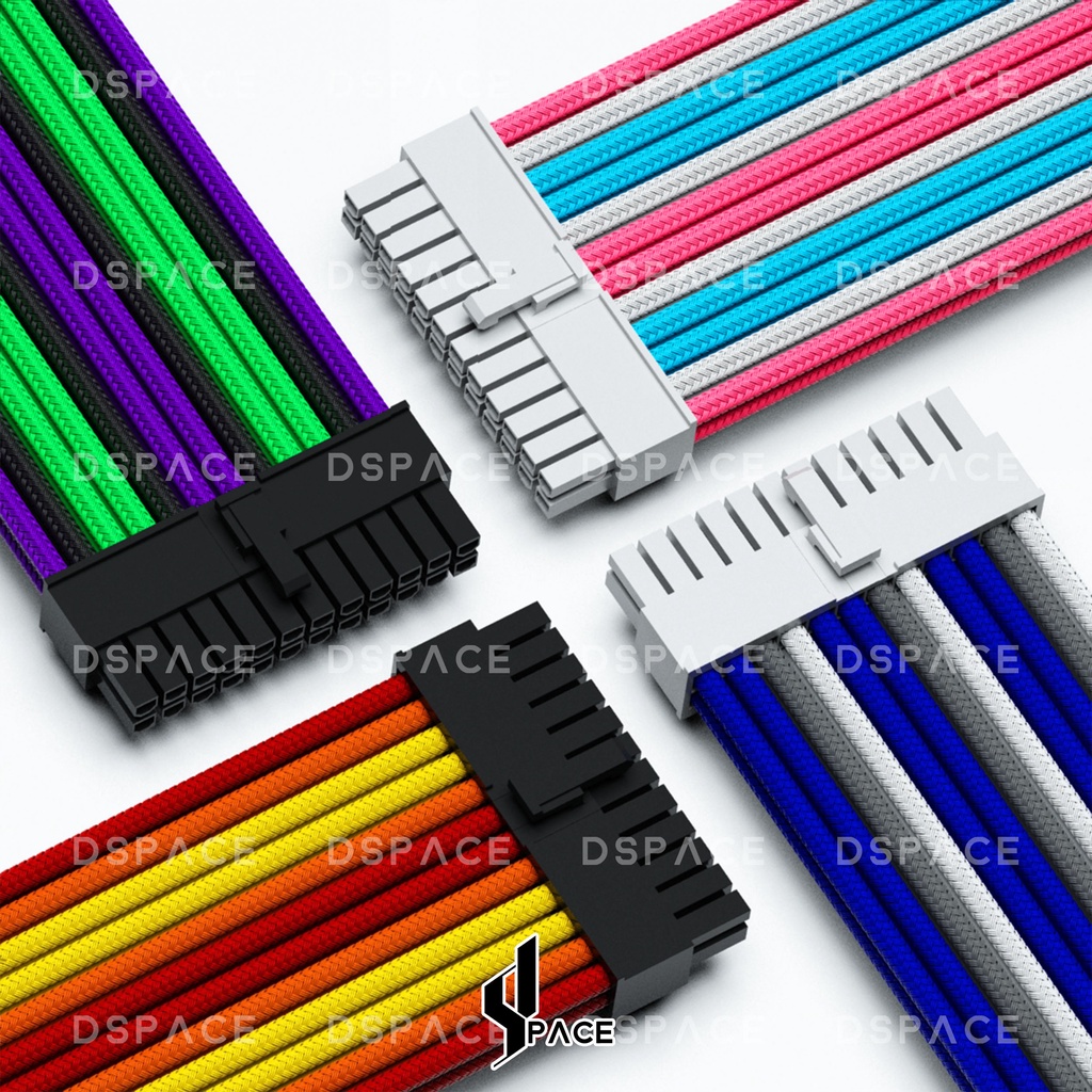 Customise PSU Sleeved Extension Cable ( ️Thick) 12VHPWR Braided Sleeve ...