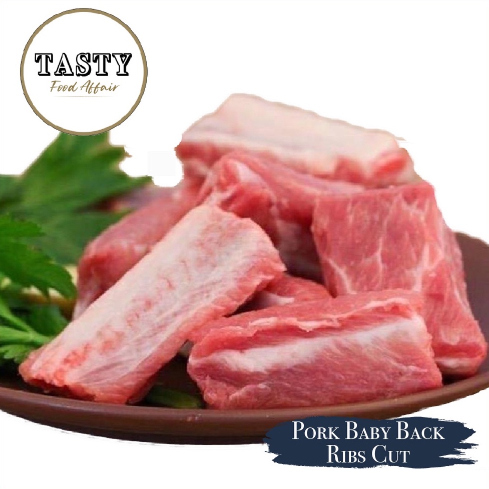 [Tasty Food Affair] Pork Baby Back Ribs Cut (500G) | Shopee Singapore