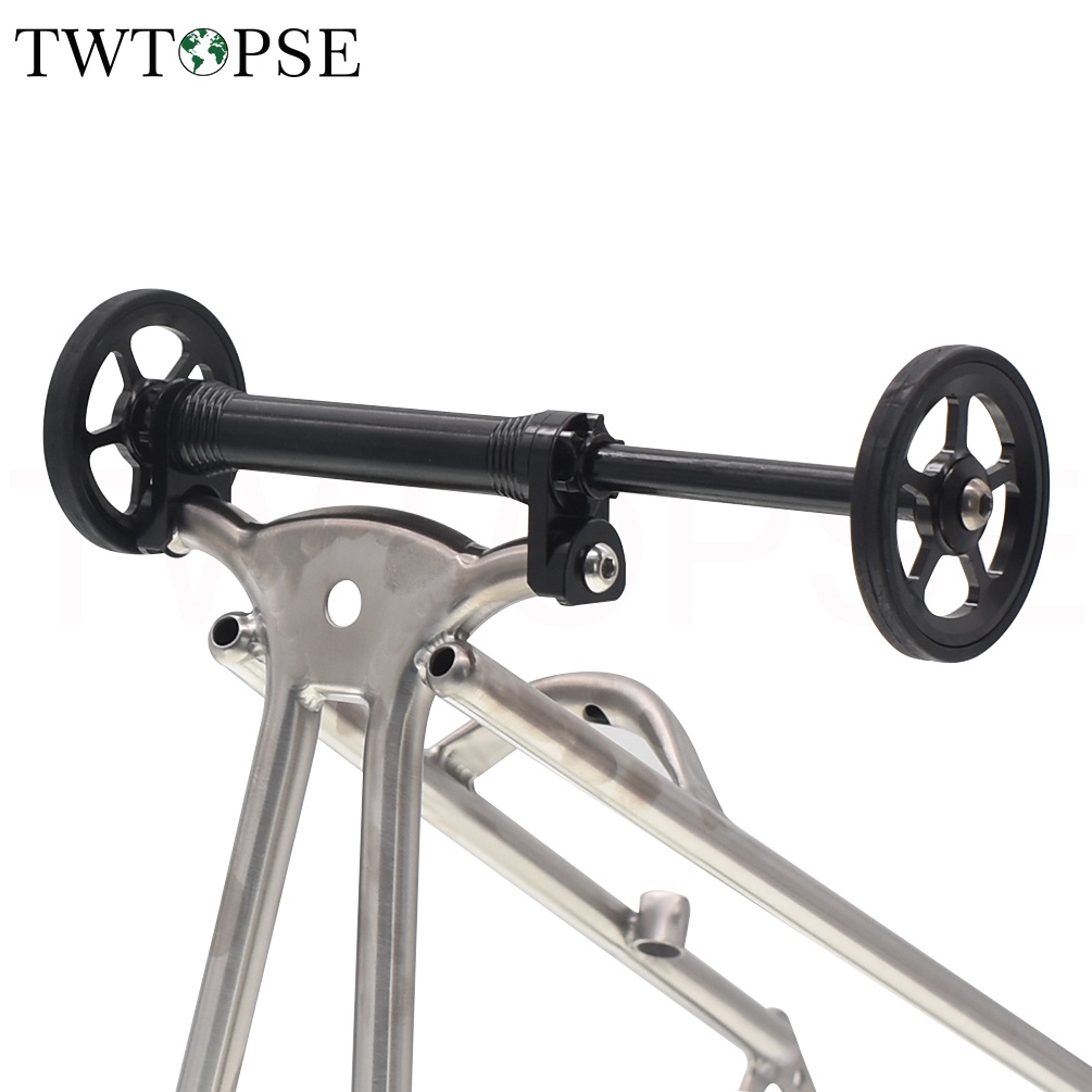 TWTOPSE Bike Easy Wheel Extension Rod For Brompton A C P T Line Folding ...