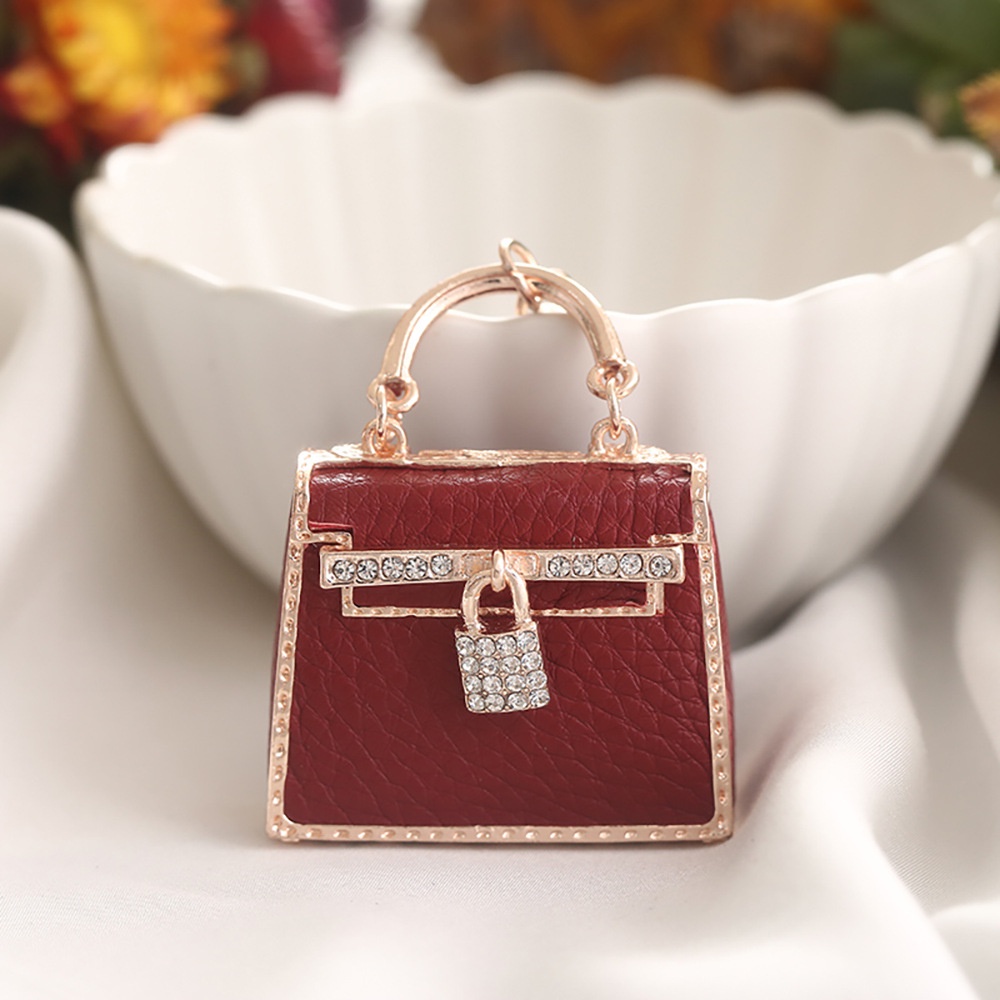 POPSEWING Mini Bag Charm Rhinestone Keychain Girls Key Ring Gift ...