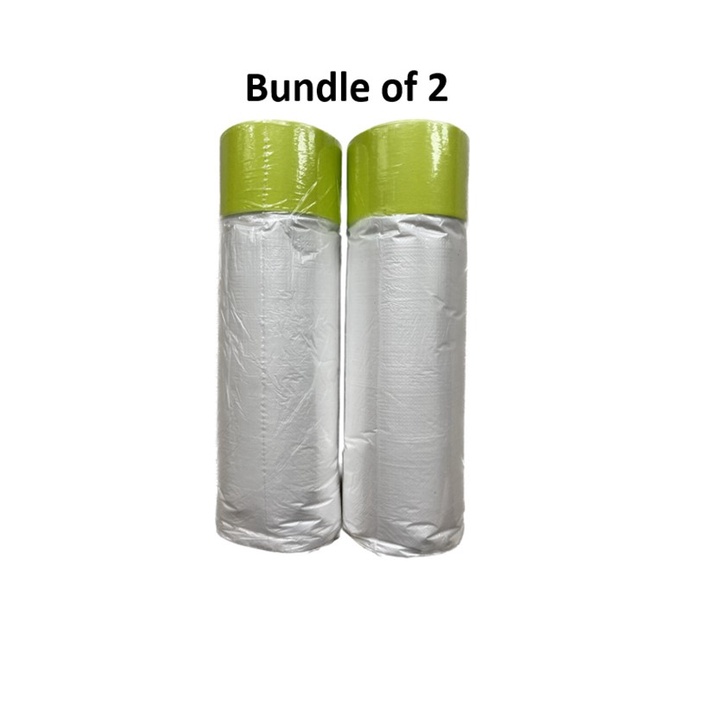 Disposable Dust Cover/Protection/Prevention Drop Sheet/Pre Tape Taped ...