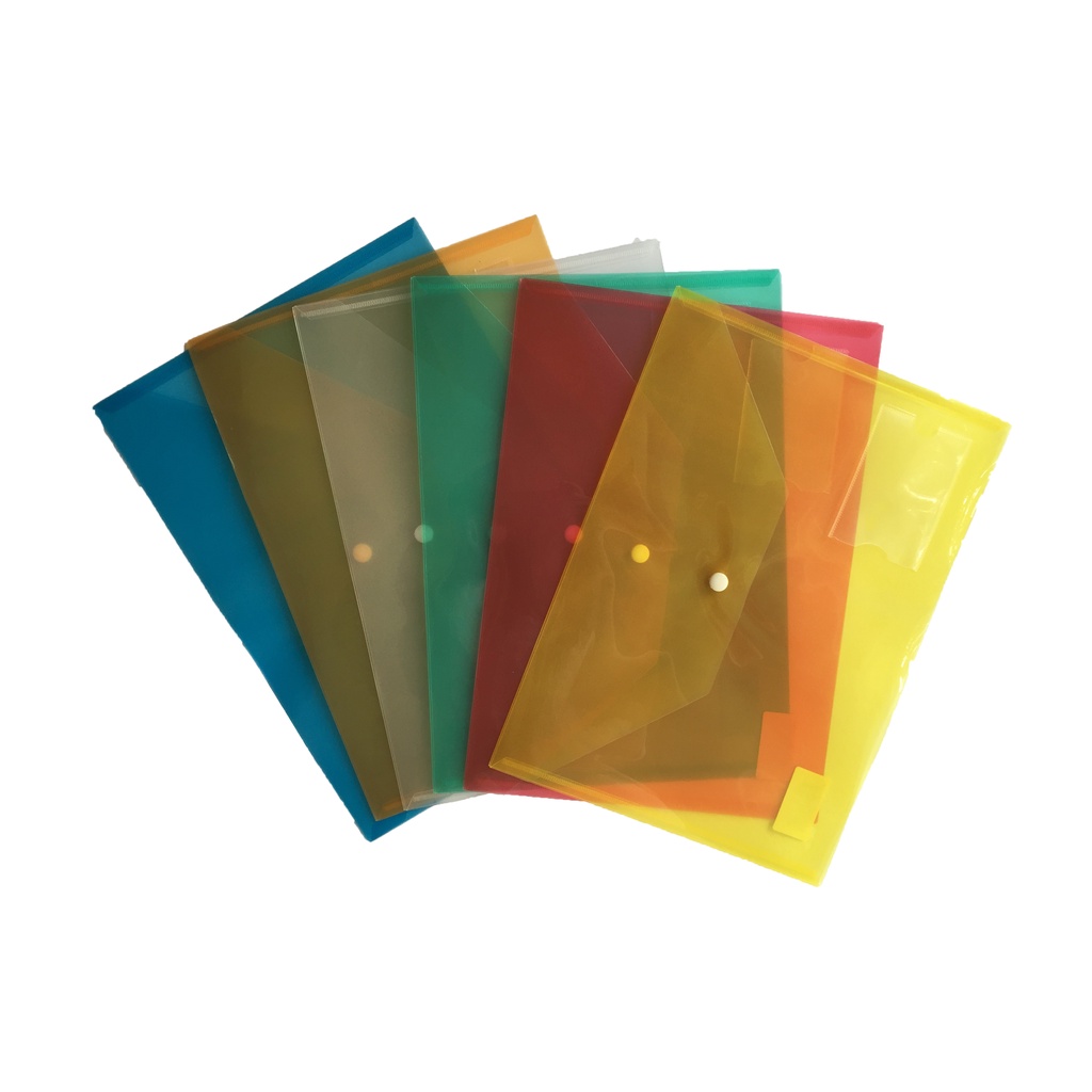 [SG] A4 Button File with Card Slot Envelope File Document | Shopee ...
