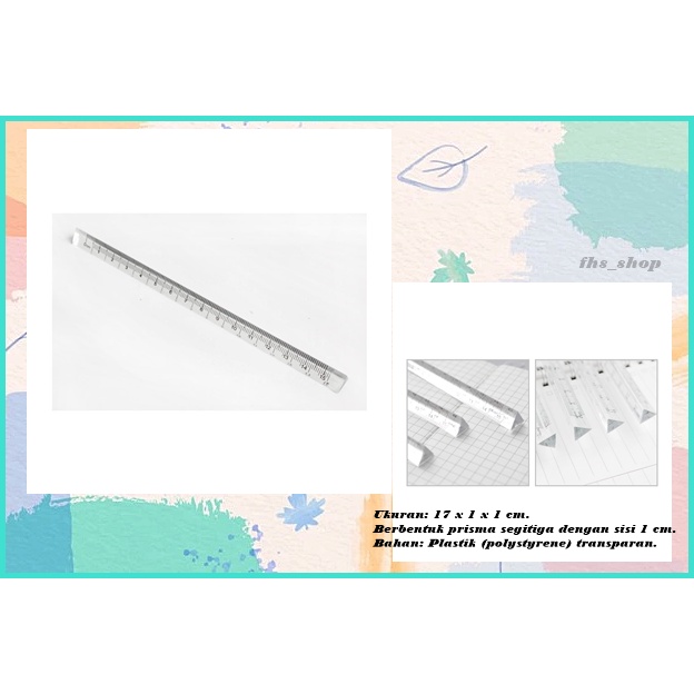 Aesthetic Ruler Transparent Ruler Unique Ruler Cute Triangular Prism ...