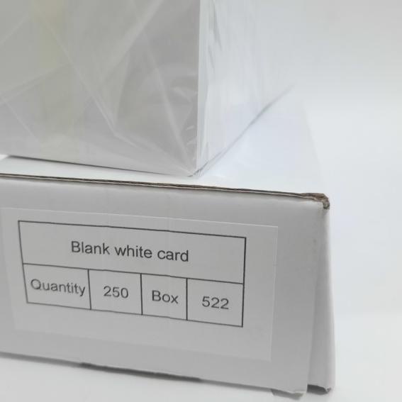 Plain Pvc card/Blank Id card (Box) | Shopee Singapore