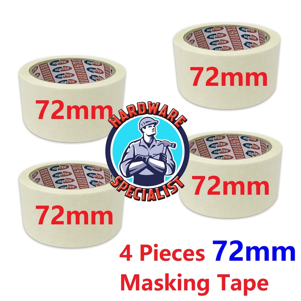 Hunter Masking Tape MT 505 (24mm / 36mm / 48mm / 72mm) | Shopee Singapore