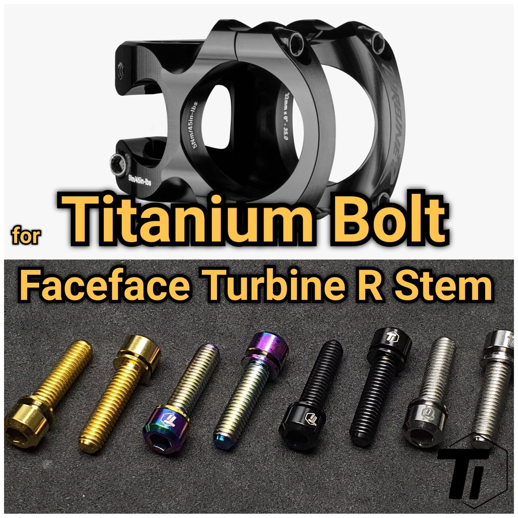 Titanium Bolt for Raceface Turbine R Stem | MTB XC TRAIL ENDURO DH ...